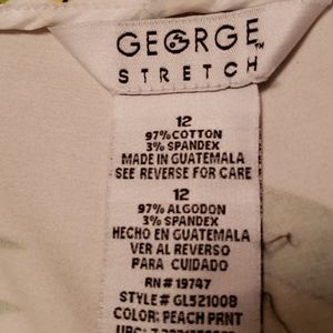 George | Pants & Jumpsuits | George Stretch Capris Sz 2 | Poshmark